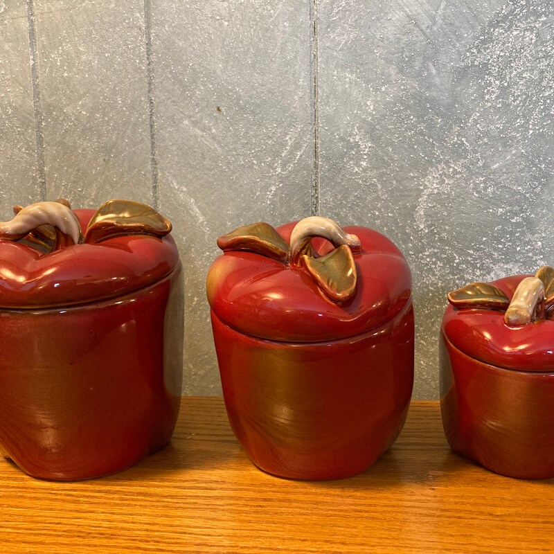 Apple Canisters - Etsy