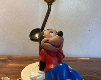 Mickey Mouse Lamp - Etsy