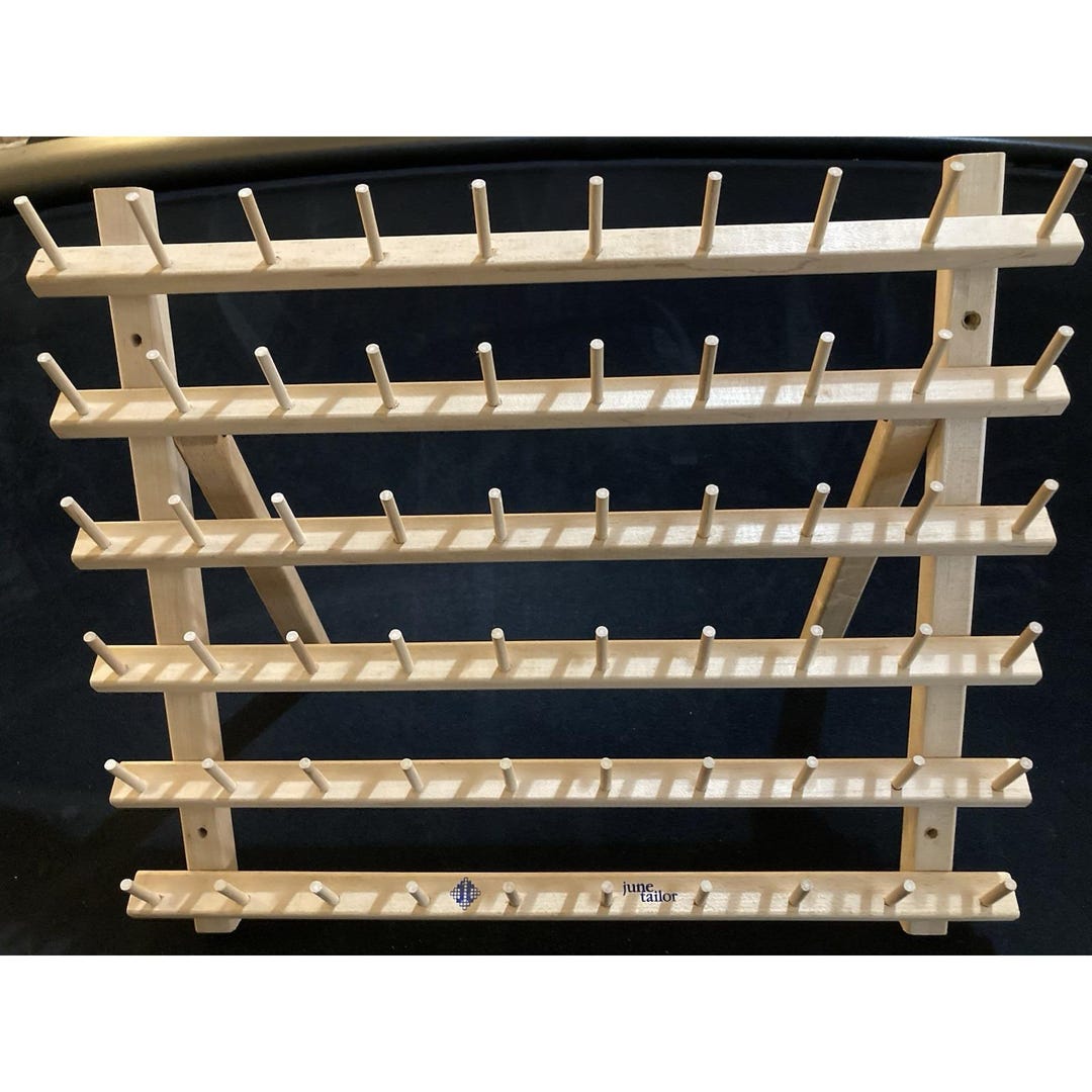 Spool Holder Folding Sewing Wooden - Etsy
