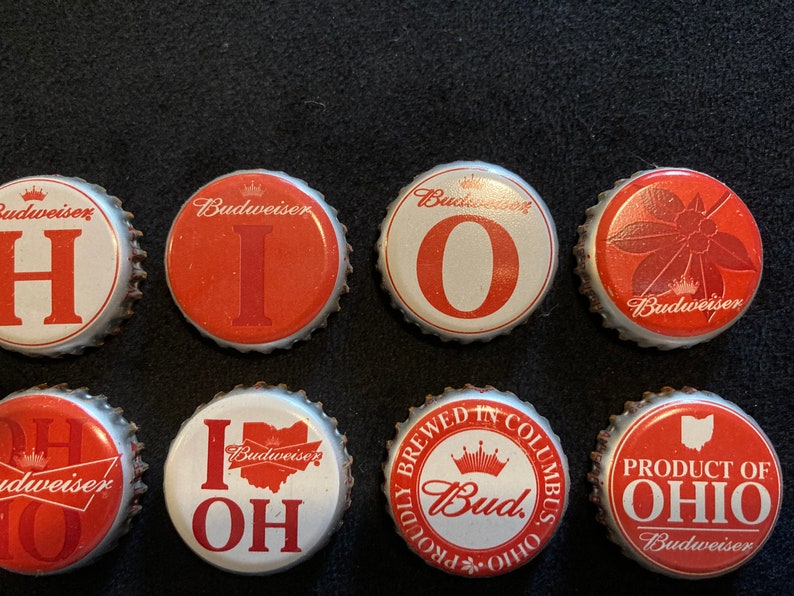 OHIO STATE Budweiser Caps - Etsy