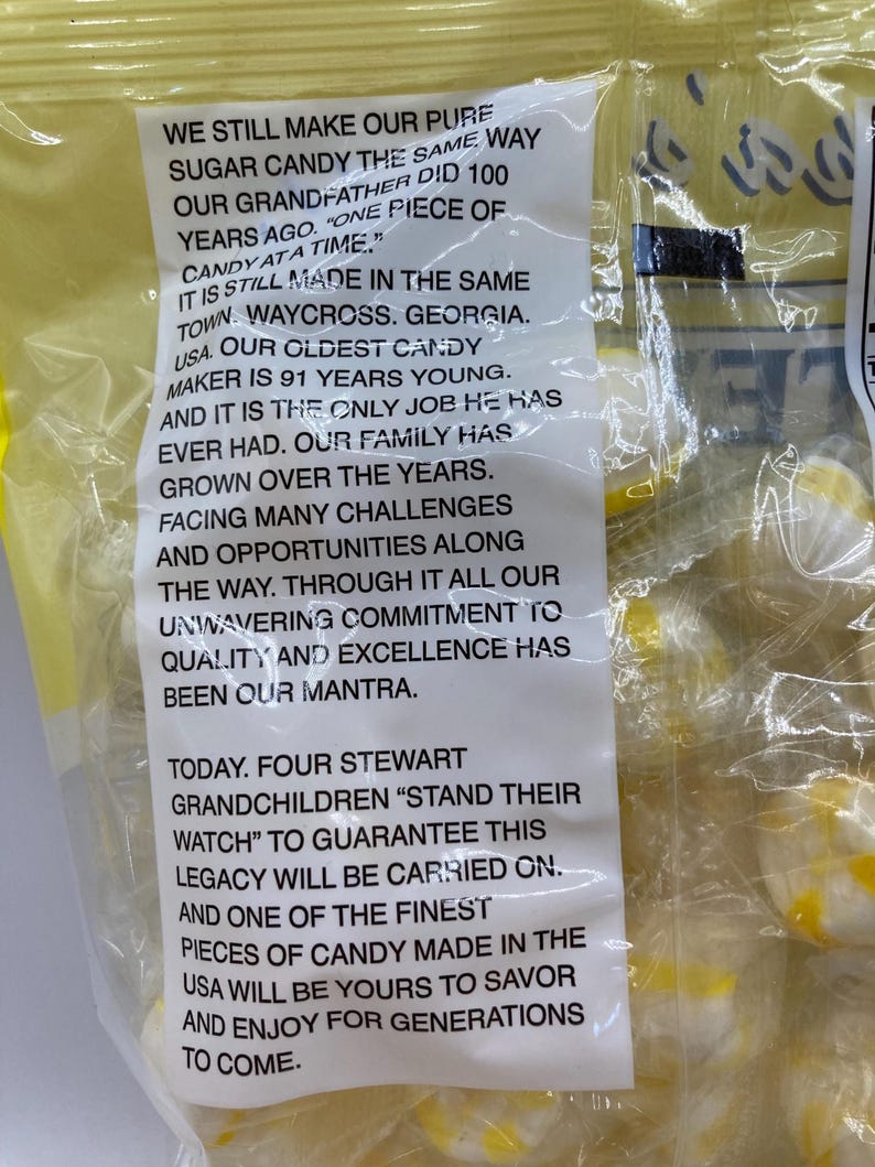 Stewart Lemon Puffs Candy - Etsy