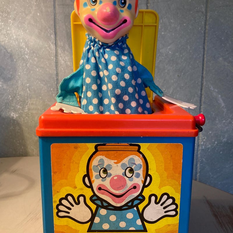 Jack in the Box Toy - Etsy