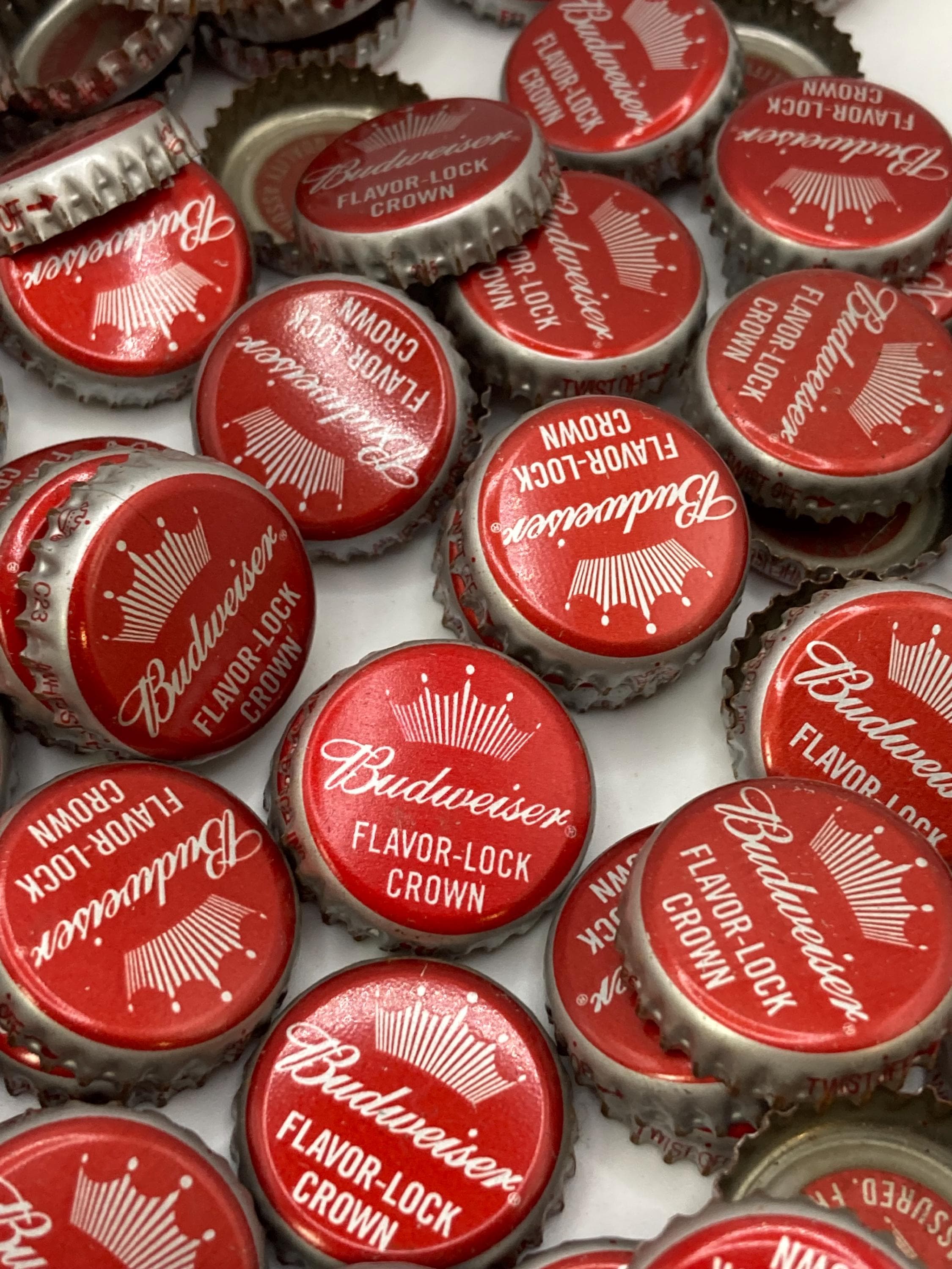 Budweiser Flavor Lock Beer Caps - Etsy