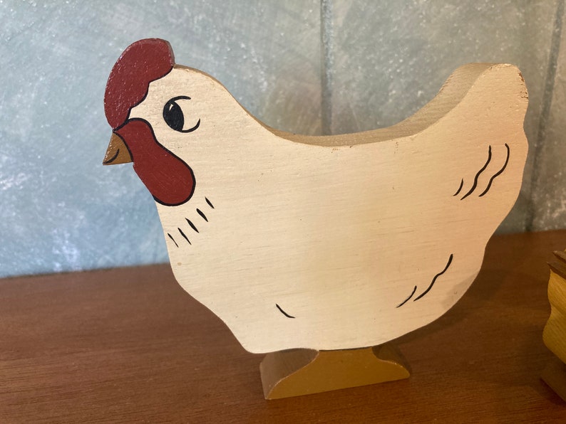 Wooden Hen and Chicks - Etsy