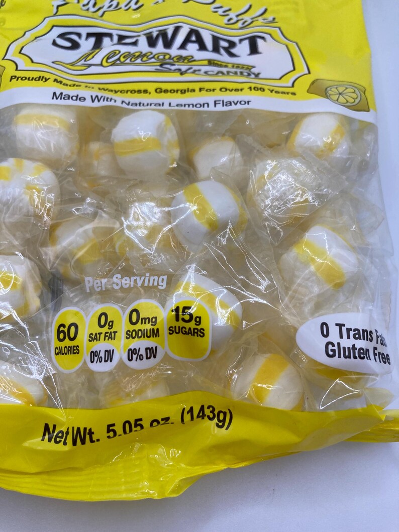 Stewart Lemon Puffs Candy - Etsy