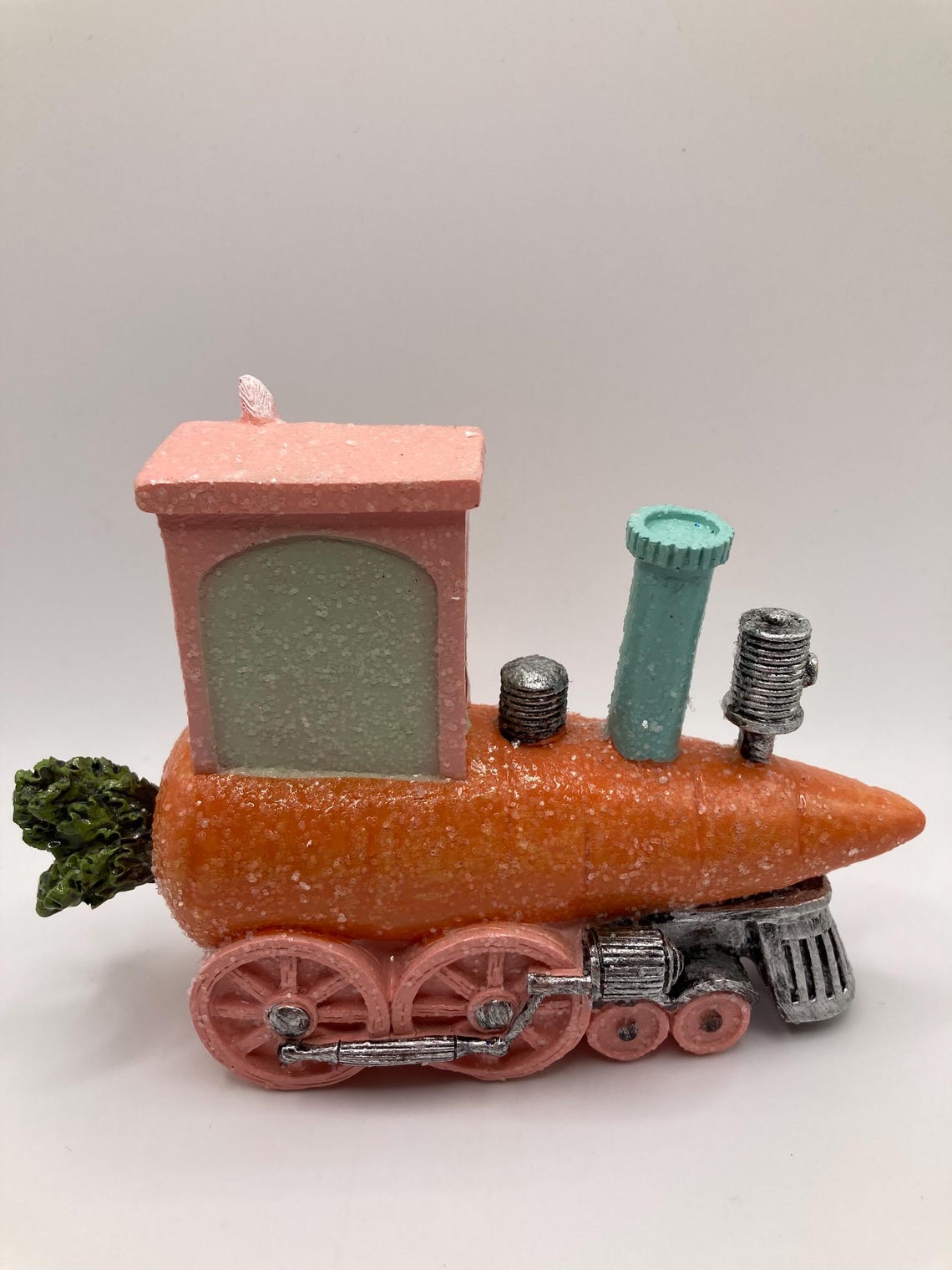 Rabbit on a Train Easter Decor - Etsy