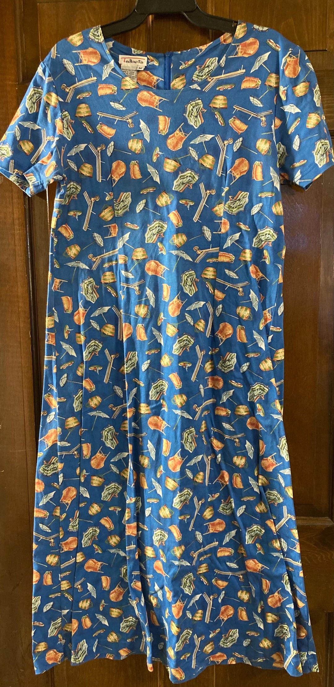Talbots Sundress Beach Goer Theme Long - Etsy