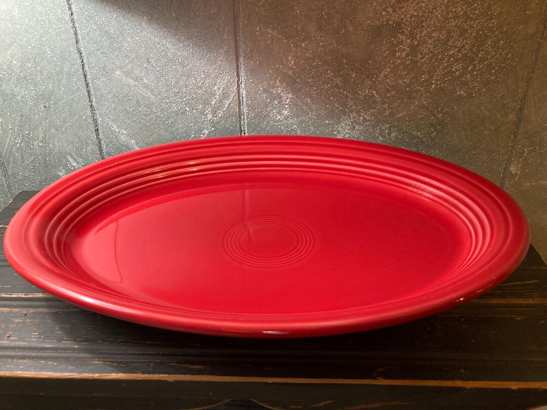 Fiesta Platter Vintage Red Scarlet - Etsy