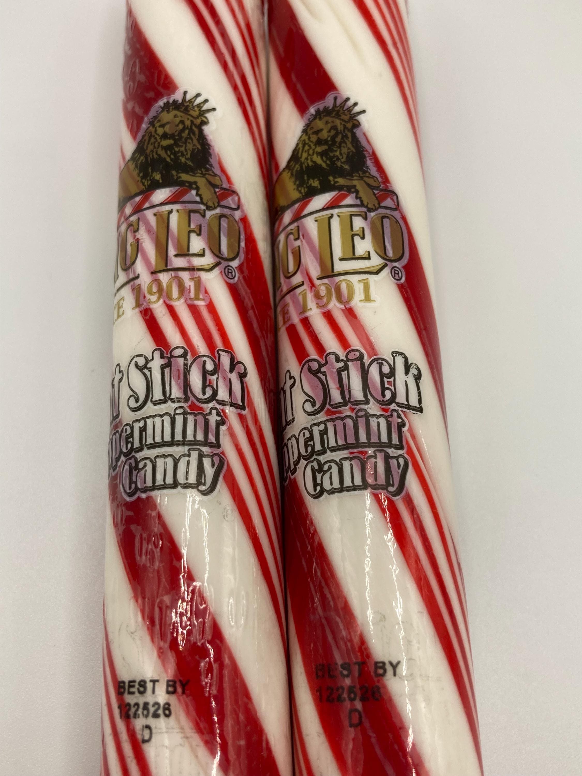 One Giant Peppermint Stick King Leo Brand Since 1901 - Etsy