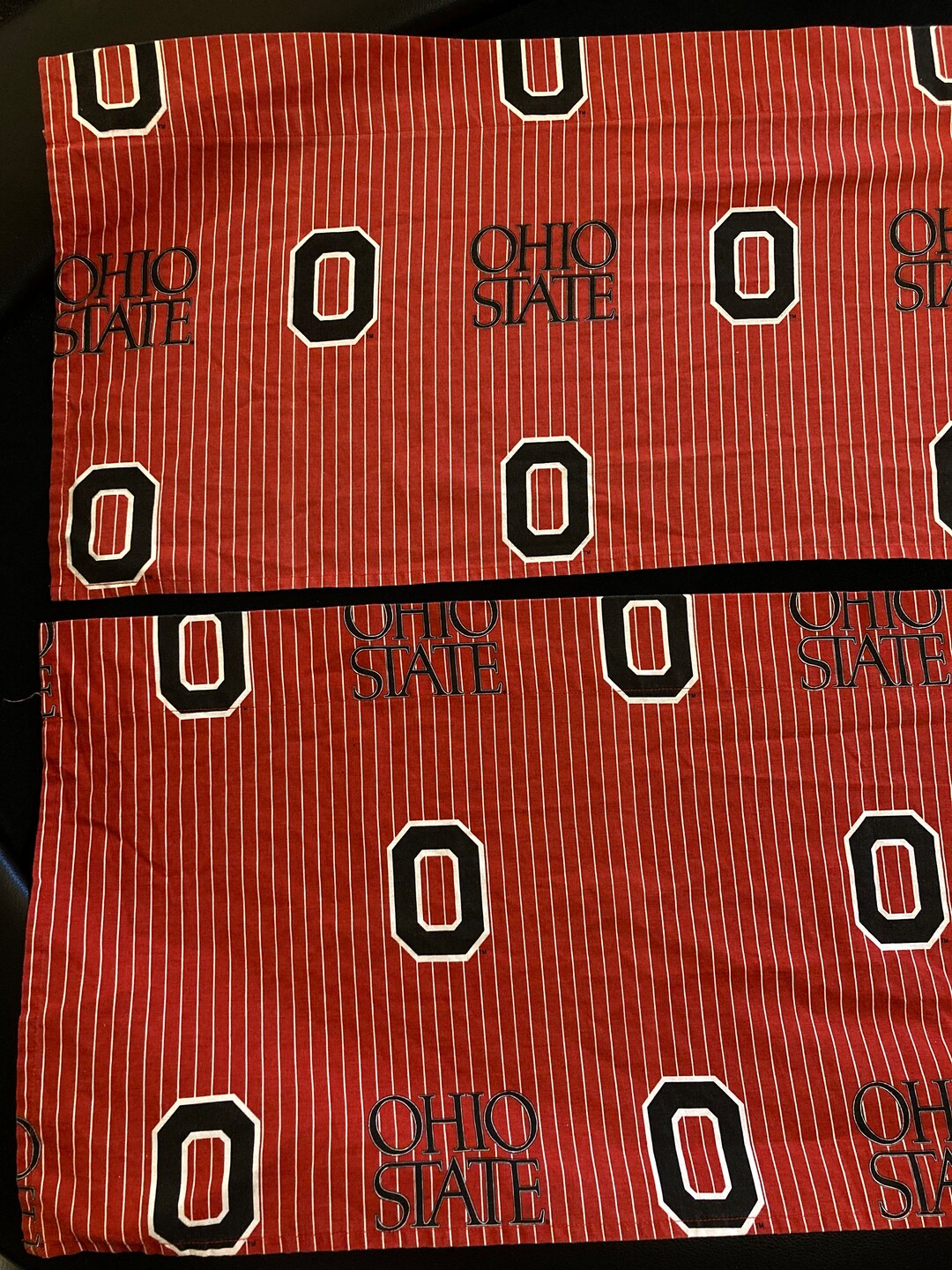 Vintage the Ohio State University Valances Red Block O - Etsy
