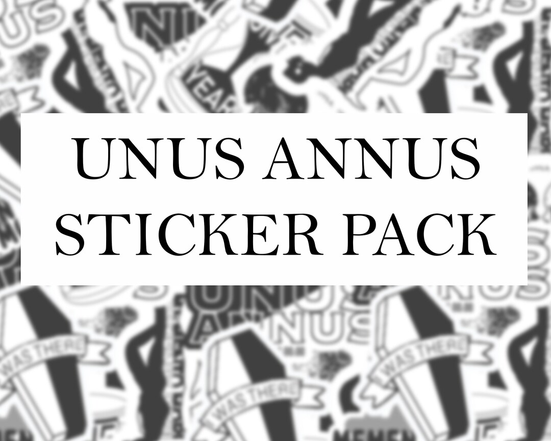 Unus Annus Sticker Pack // 40% Savings - Etsy