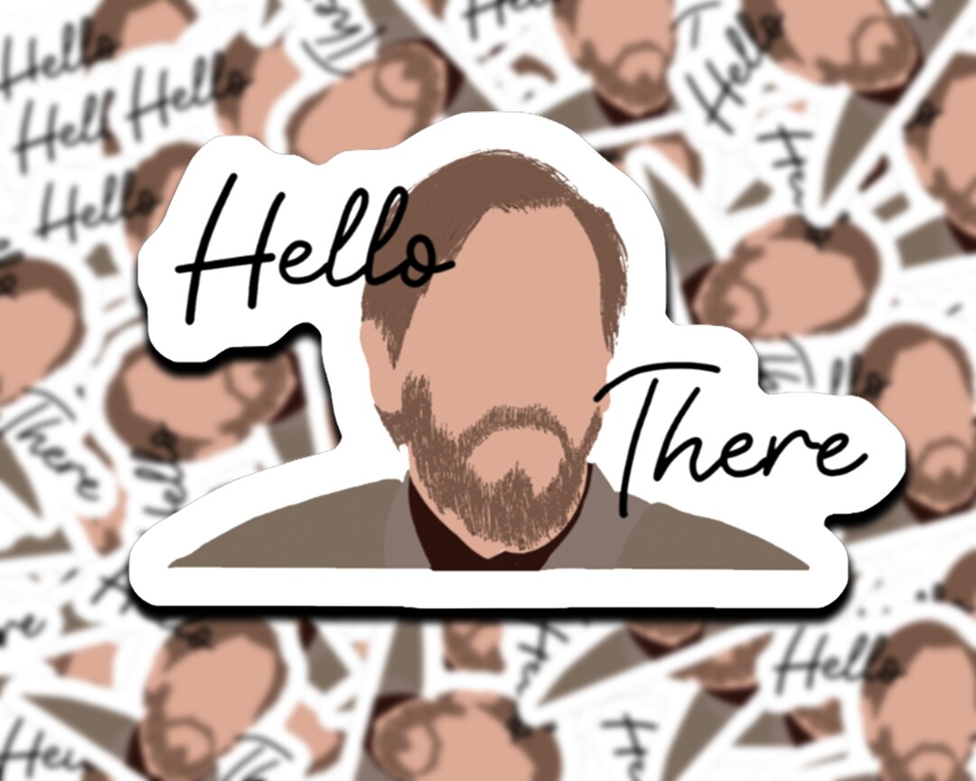 Hello There Sticker // Star Wars Fan // Daddy Wan Kenobi // WATERPROOF ...