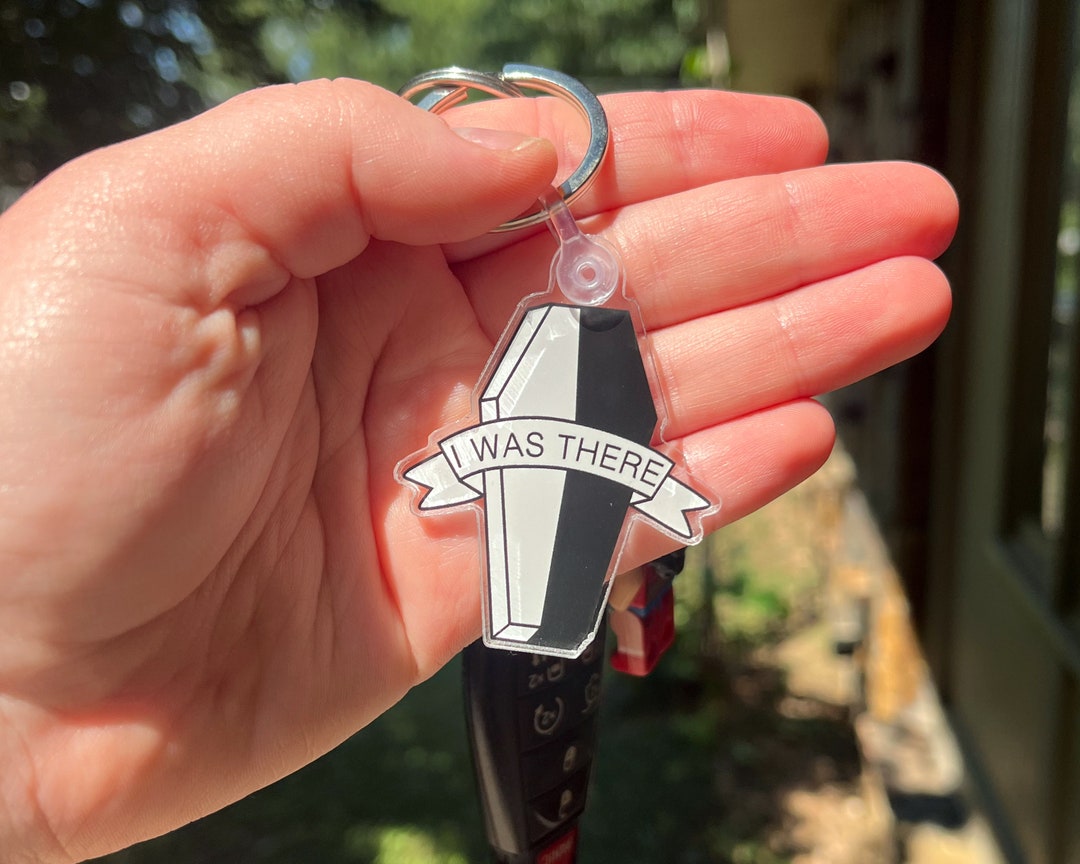 I Was There Acrylic Keychain // Memento Mori // Unus Annus - Etsy