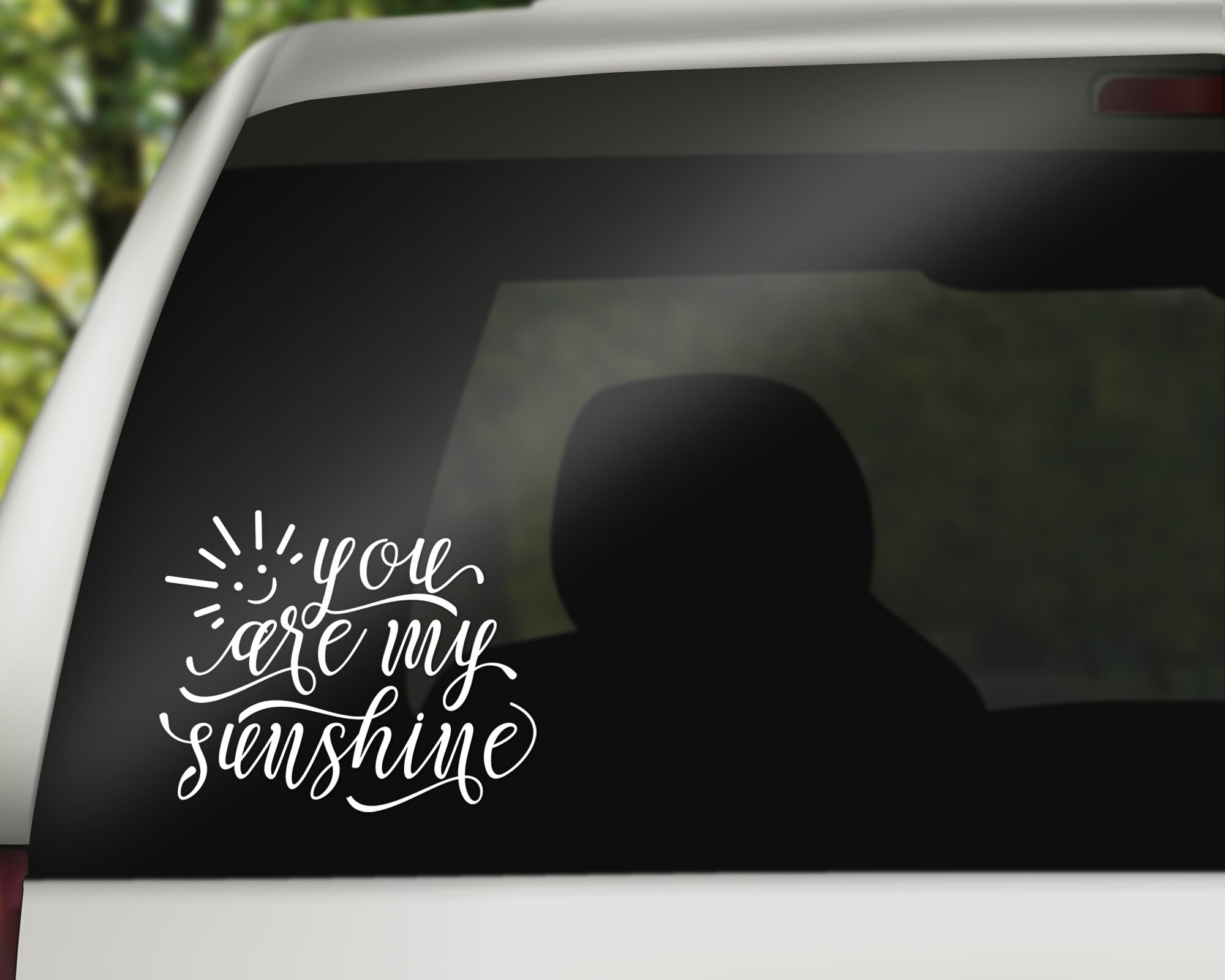 You Are My Sunshine Car Decal/vinyl - Etsy
