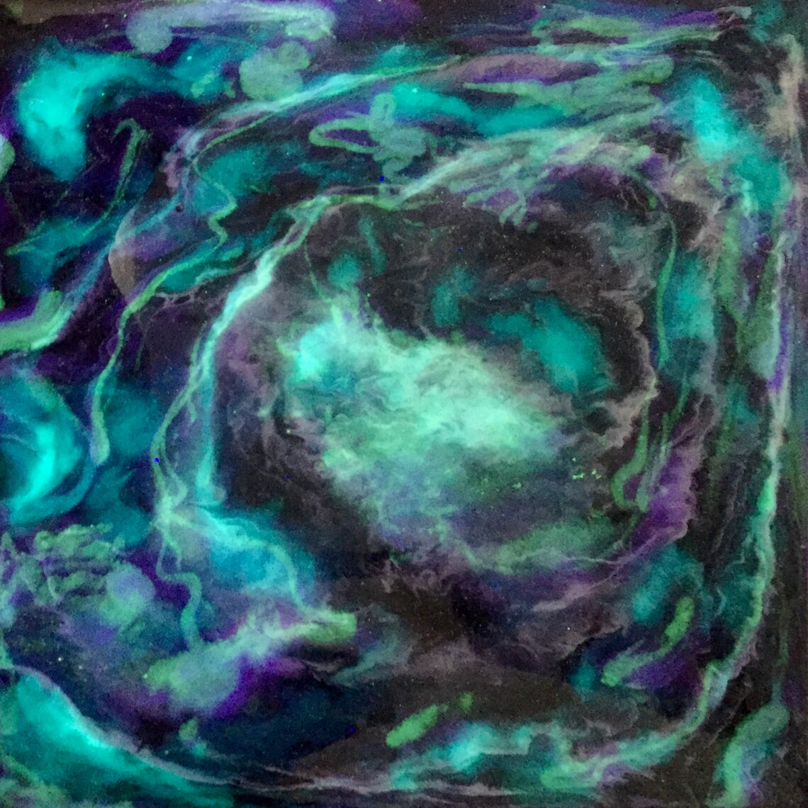 12 X 12 Galactic Glow in the Dark Space Art - Etsy