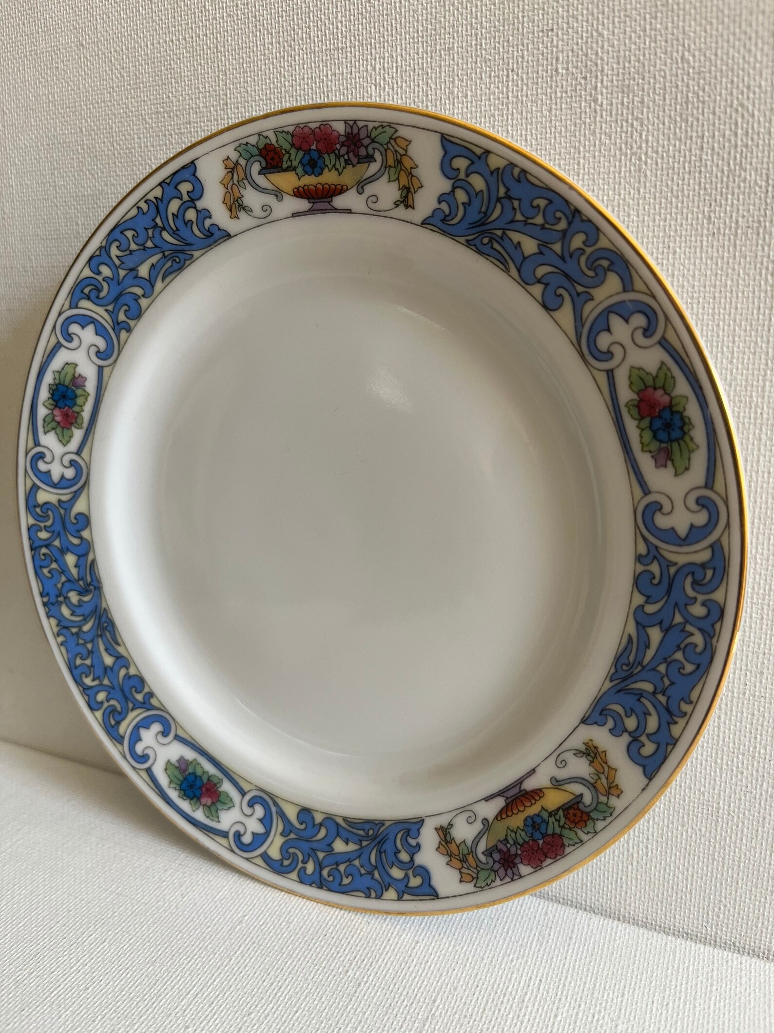 Vintage Royal Bayreuth Bavaria Plate Bread Plates 6pc Blue Urn - Etsy