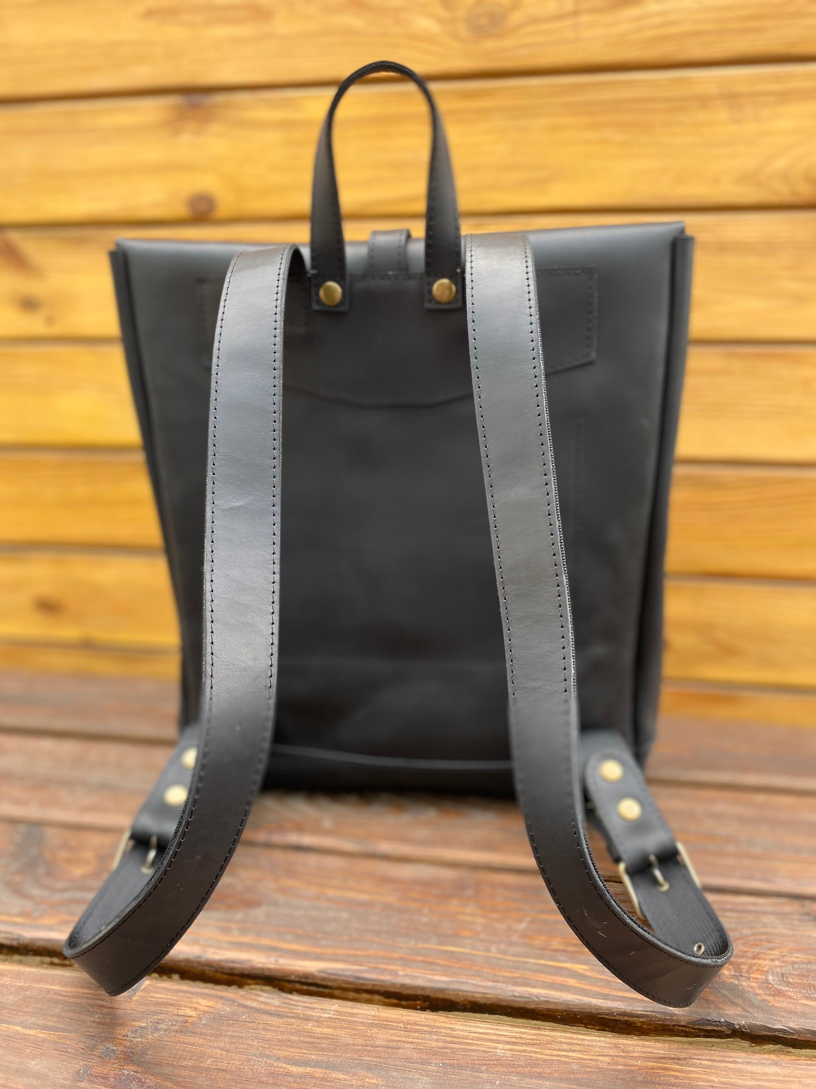 Black Leather Backpack Camera Backpack Leather Backpack Women | Etsy