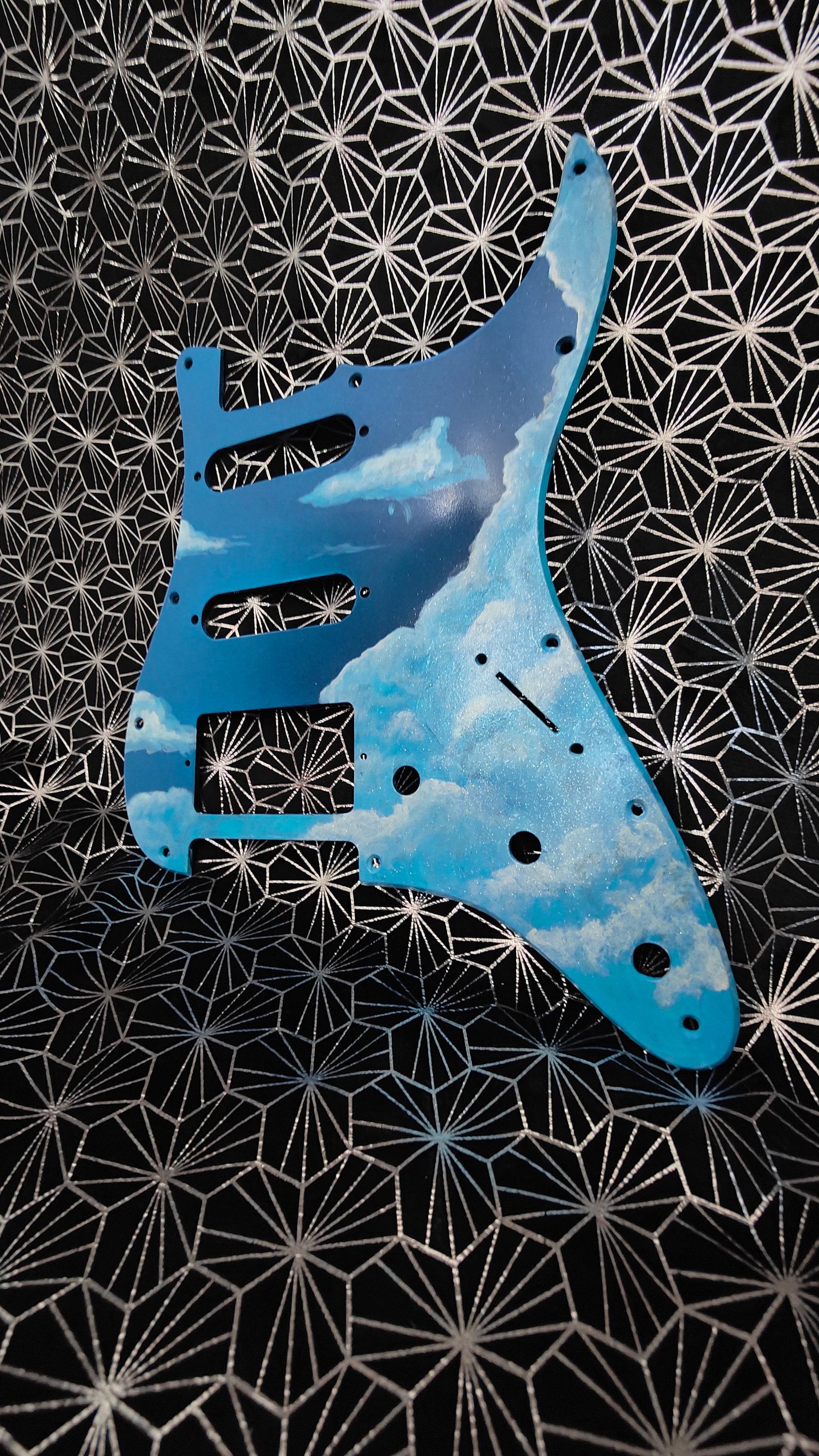 Custom Unique Guitar Pickguard Strat Style - Etsy