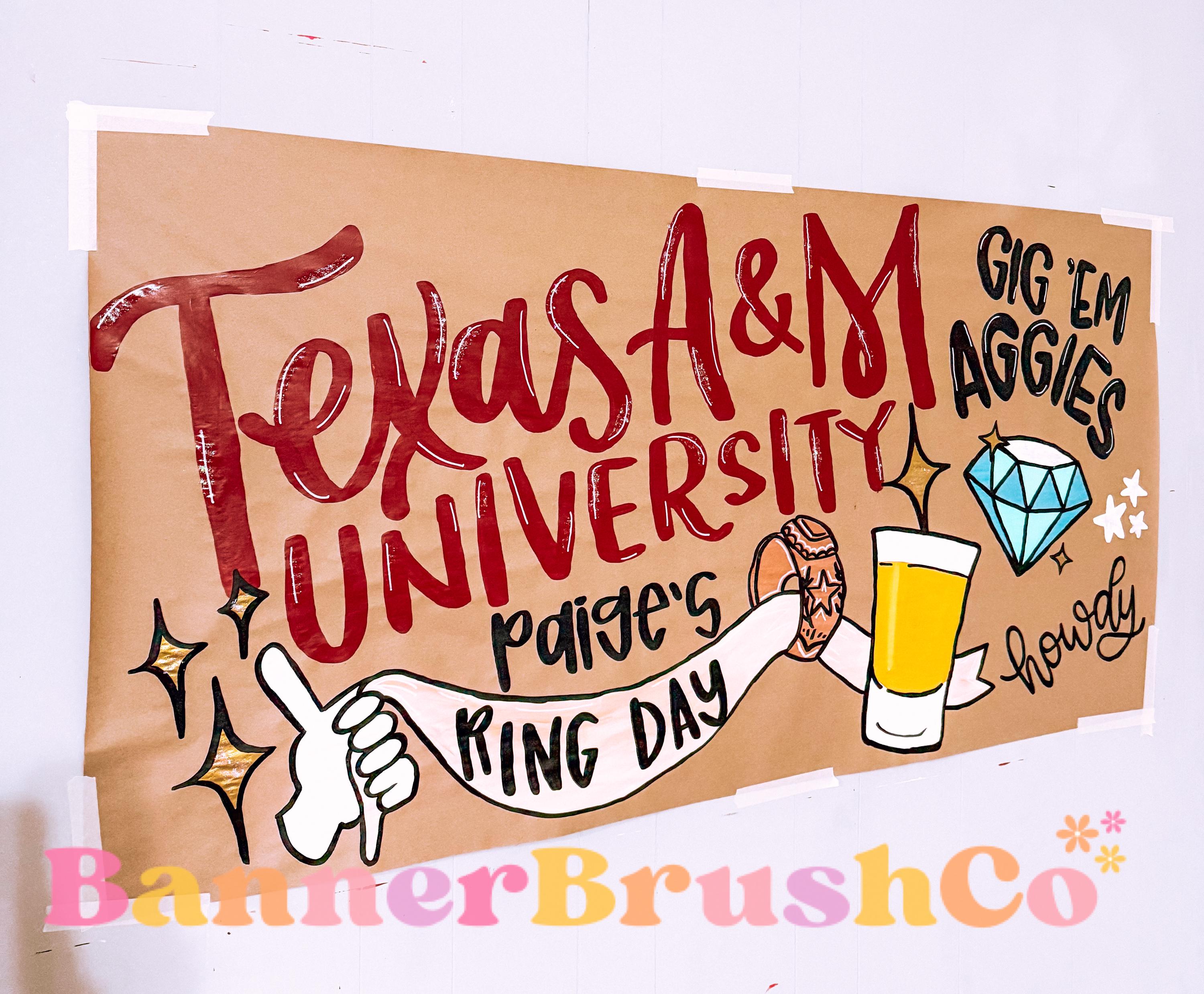 Custom Hand Painted Banner - Etsy