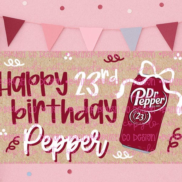Dr Pepper With Bow - Etsy