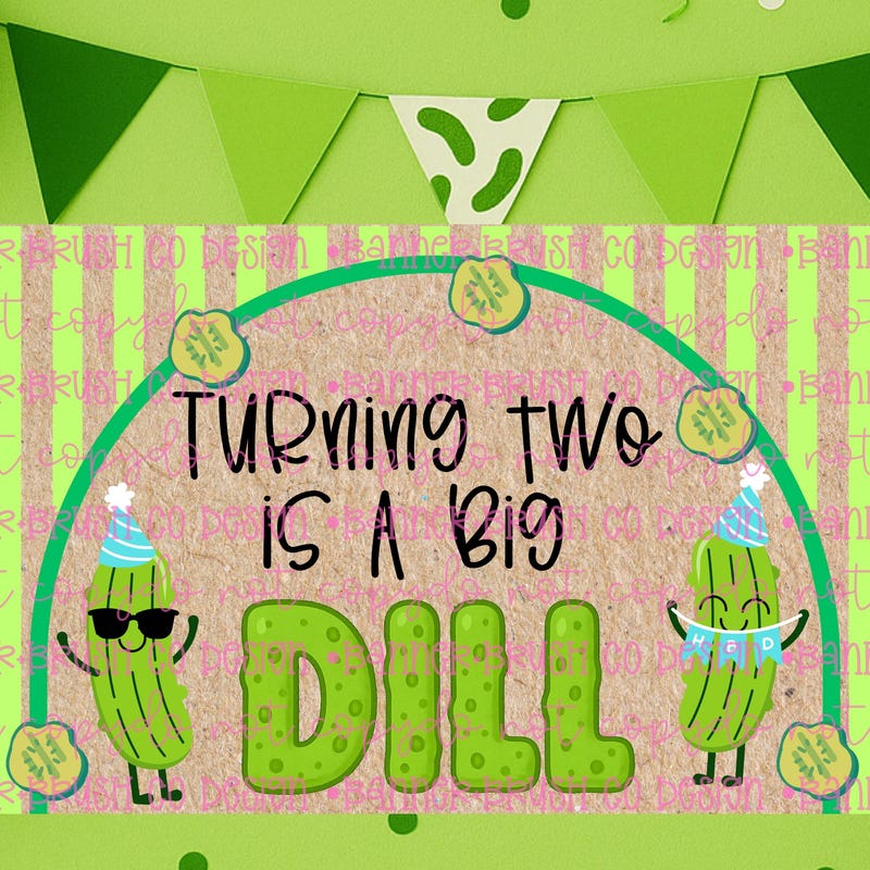 Custom Pickle Banner - Etsy