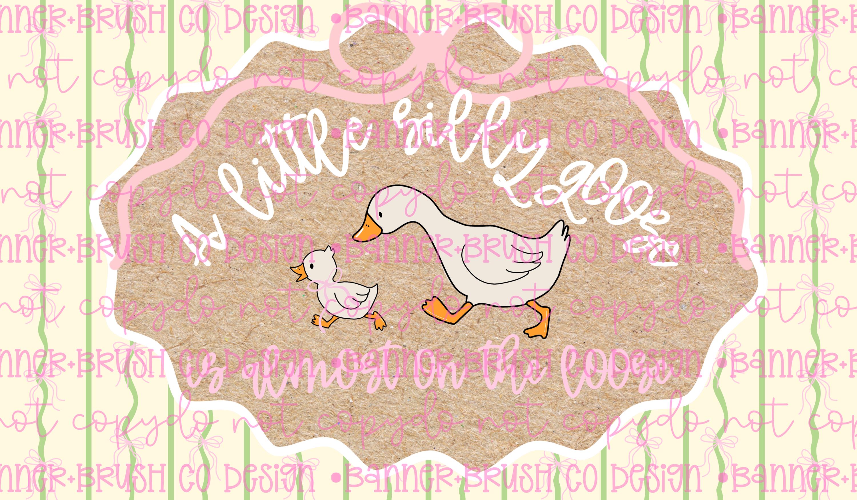 Silly Goose on the Loose Shower Banner Template | Editable Canva Banner ...