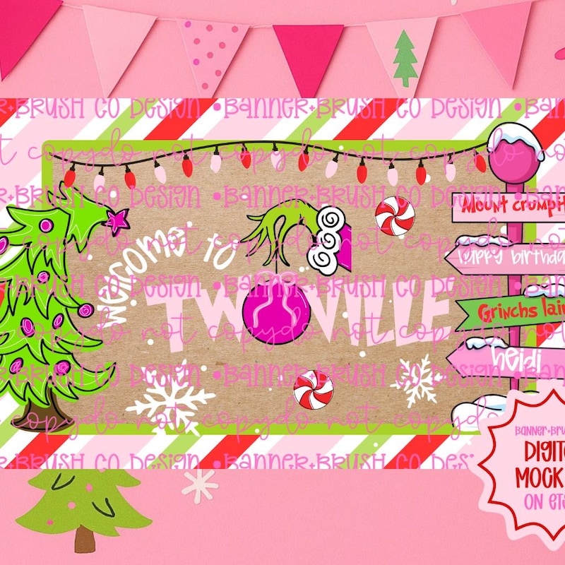 Hearts Painted Banner - Etsy