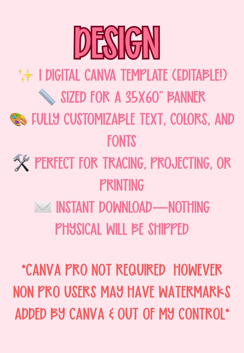 Stitch Birthday Banner Template | Editable Canva Banner | 35x60 DIY ...