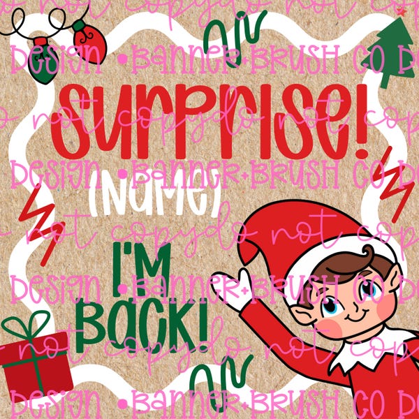 Christmas Elf Download - Etsy