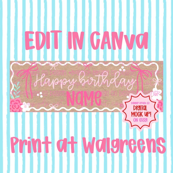 Walgreens Banner - Etsy