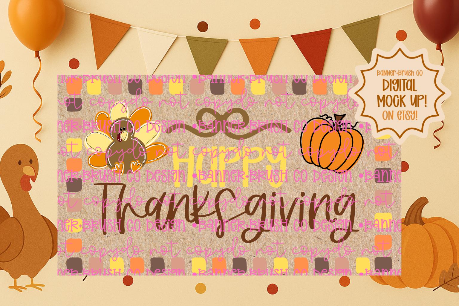 Happy Thanksgiving Banner Template | Editable Canva Banner | 35x60 DIY ...