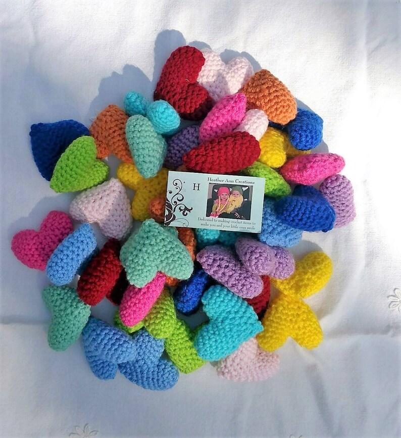 Random Acts of Kindness ~ Crochet Hearts (44 - Random Colors), Eagles ...