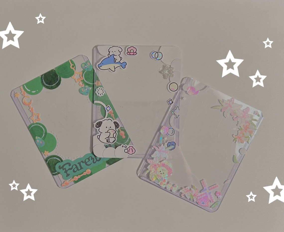Kpop Decorated Toploader | Deco Toploader | Toploader | Pc Protector ...
