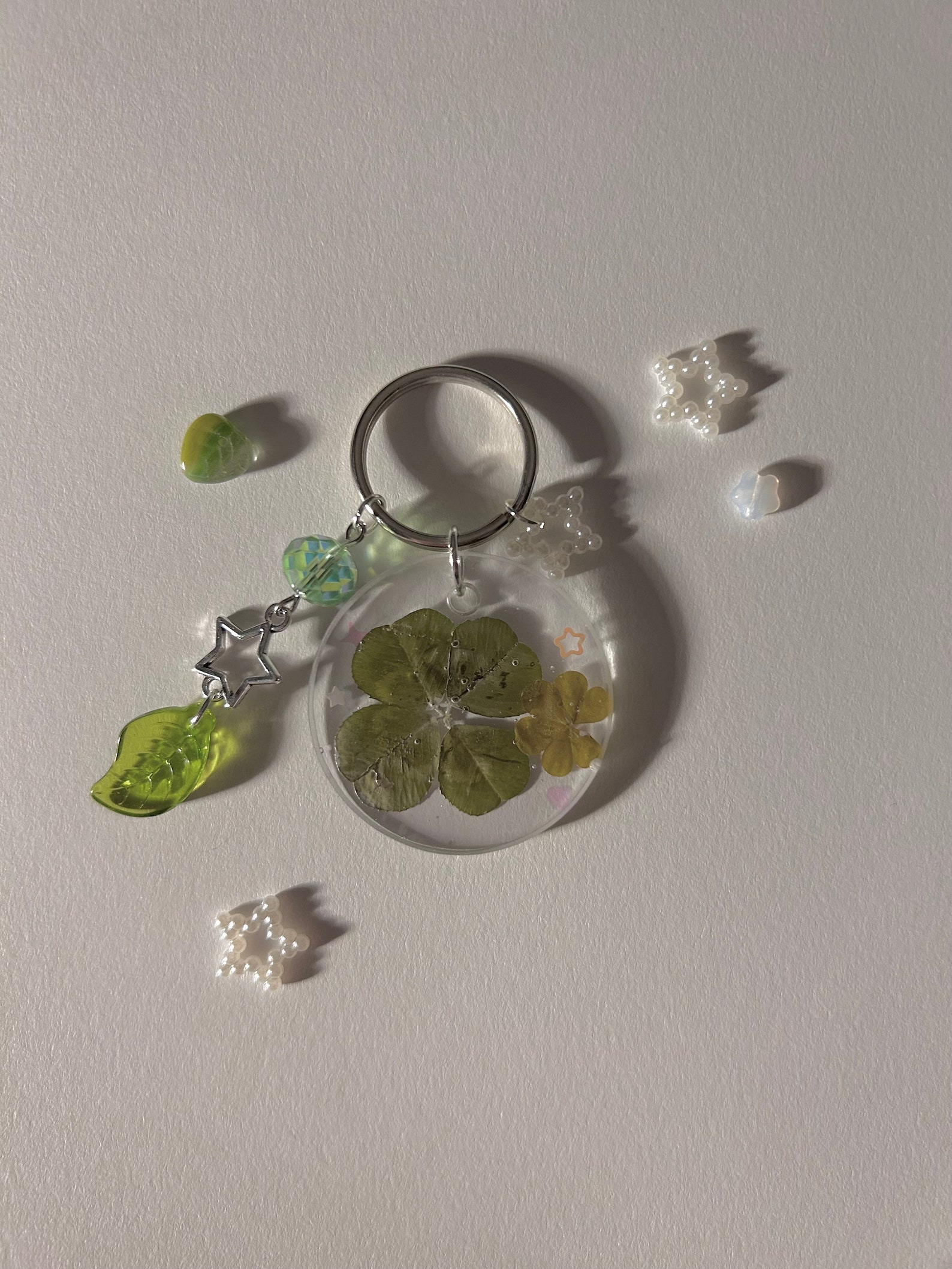 Shamrock Clover Keychains - Etsy