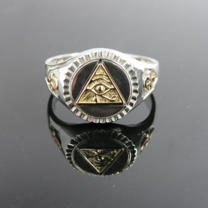 Eye of Horus Ring, Silver Ring Eye of Horus, Golden Eye of Horus ...