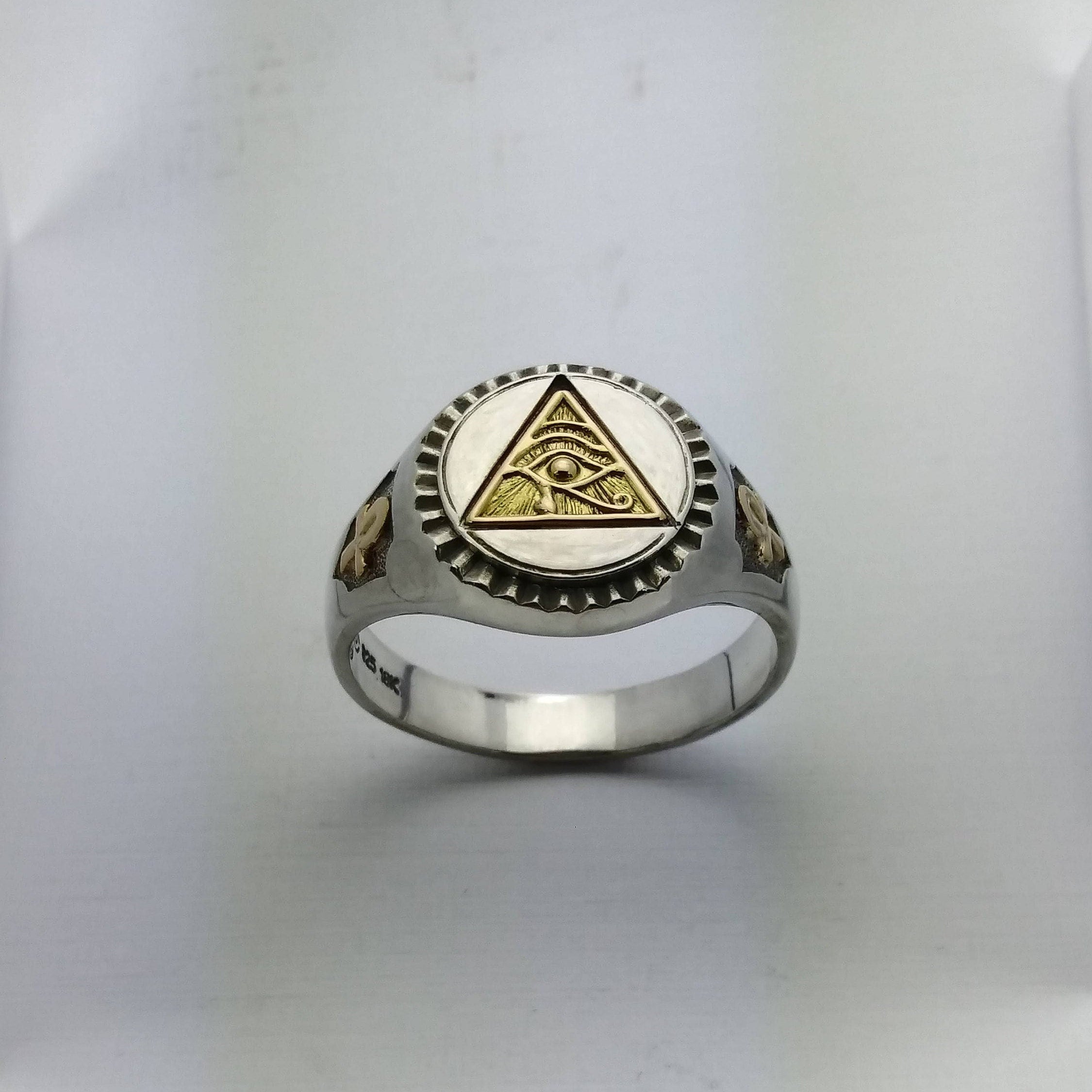 Eye of Horus Ring, Silver Ring Eye of Horus, Golden Eye of Horus ...