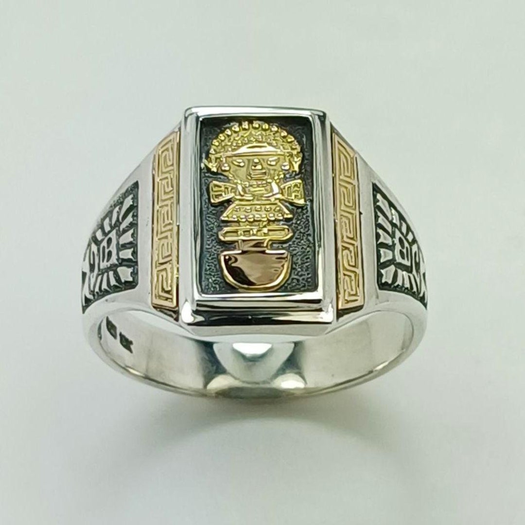 Ancient Tumi Ring, Ancient Inca Ring, Tumi God Ring, Precolumbian Ring ...