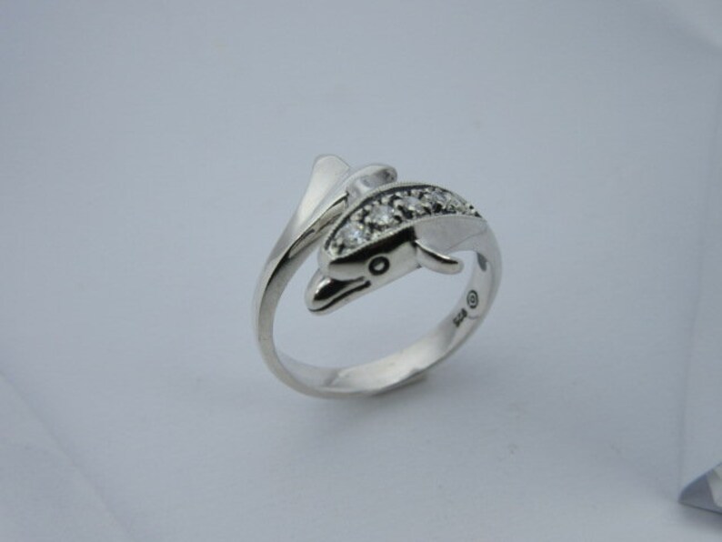 Dolphin Ring Dolphin Silver Ring Dolphin Ring for Her - Etsy