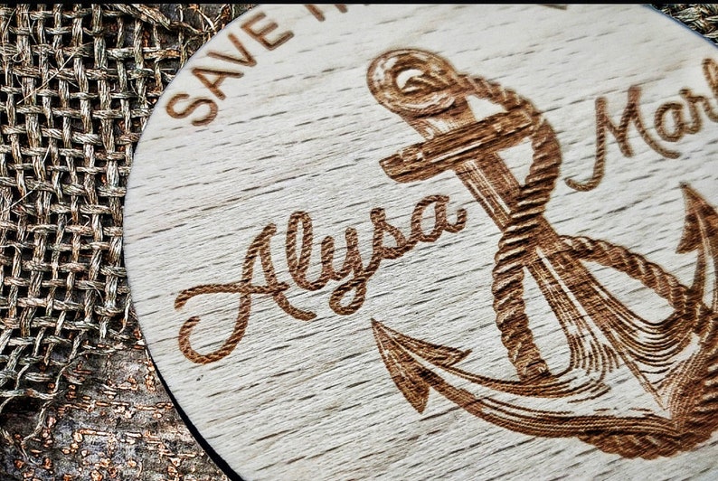 Personalized Save the Date - Oak Tree Initials Save the Date - Save the ...