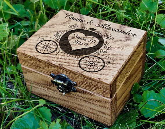 Custom Wedding Ring Box Engagement Ring Box Wedding Ring Box - Etsy