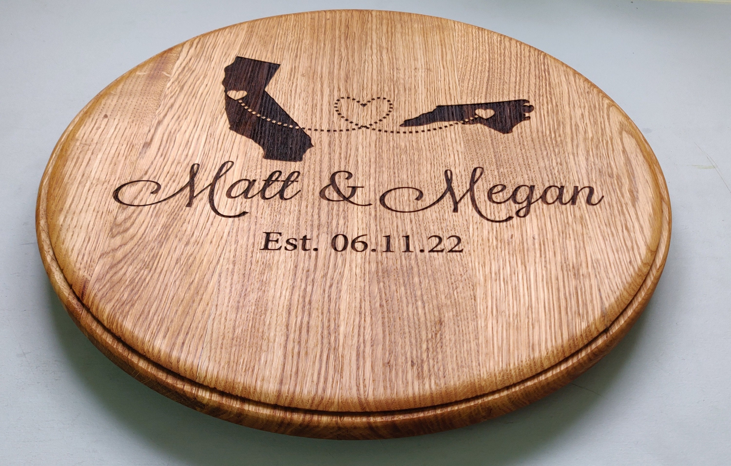 Alternative Wedding Guest Book With USA States Engraving - Etsy