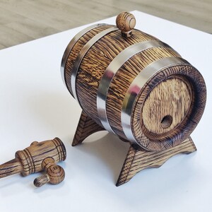 Rodeo Whiskey Barrel, Oak Bourbon Barrel, Small Whiskey Barrel 1-10L ...