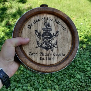 Whiskey Barrel Train / Laser Engraved Personalized Miniature - Etsy