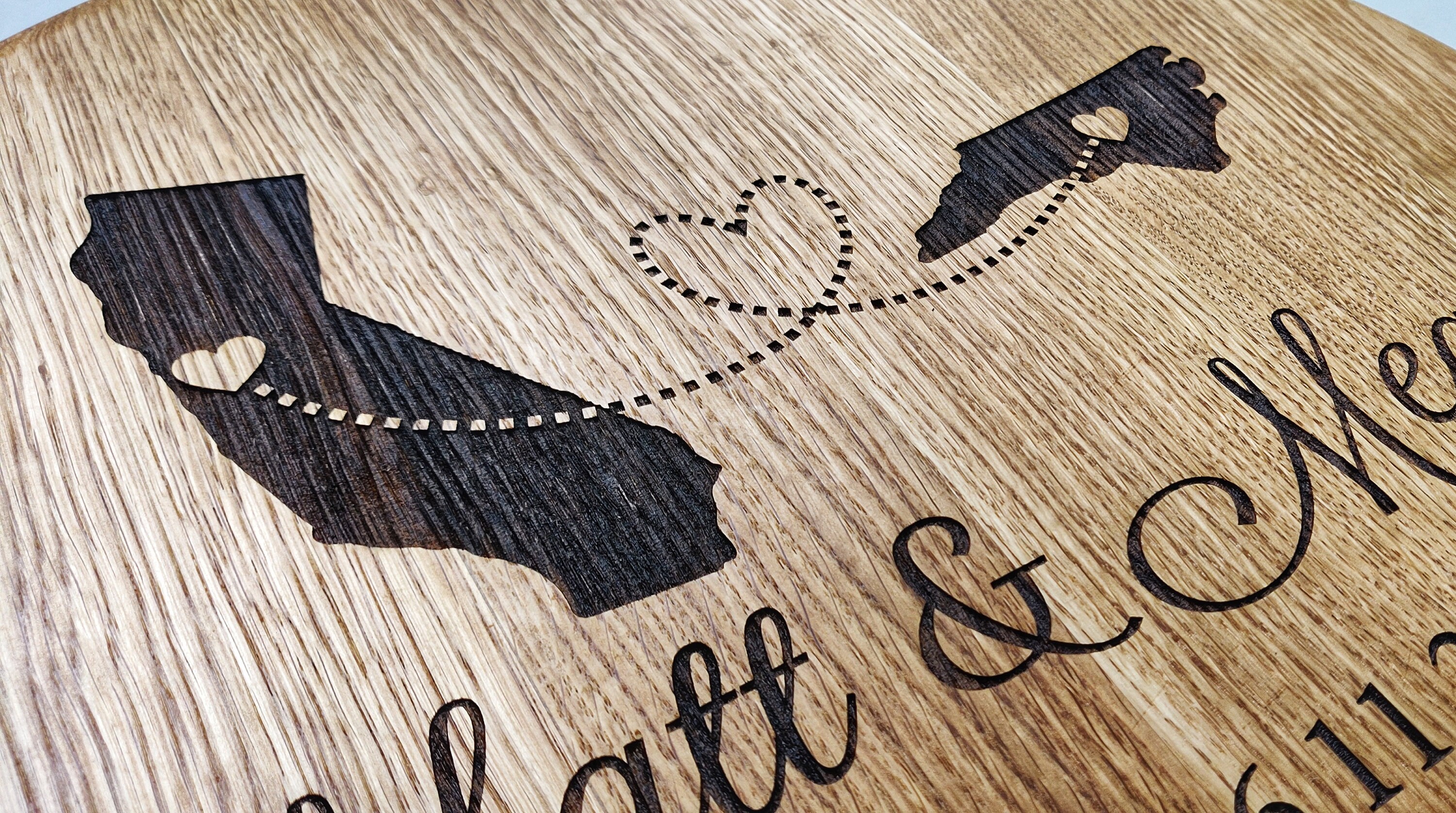 Alternative Wedding Guest Book With USA States Engraving - Etsy