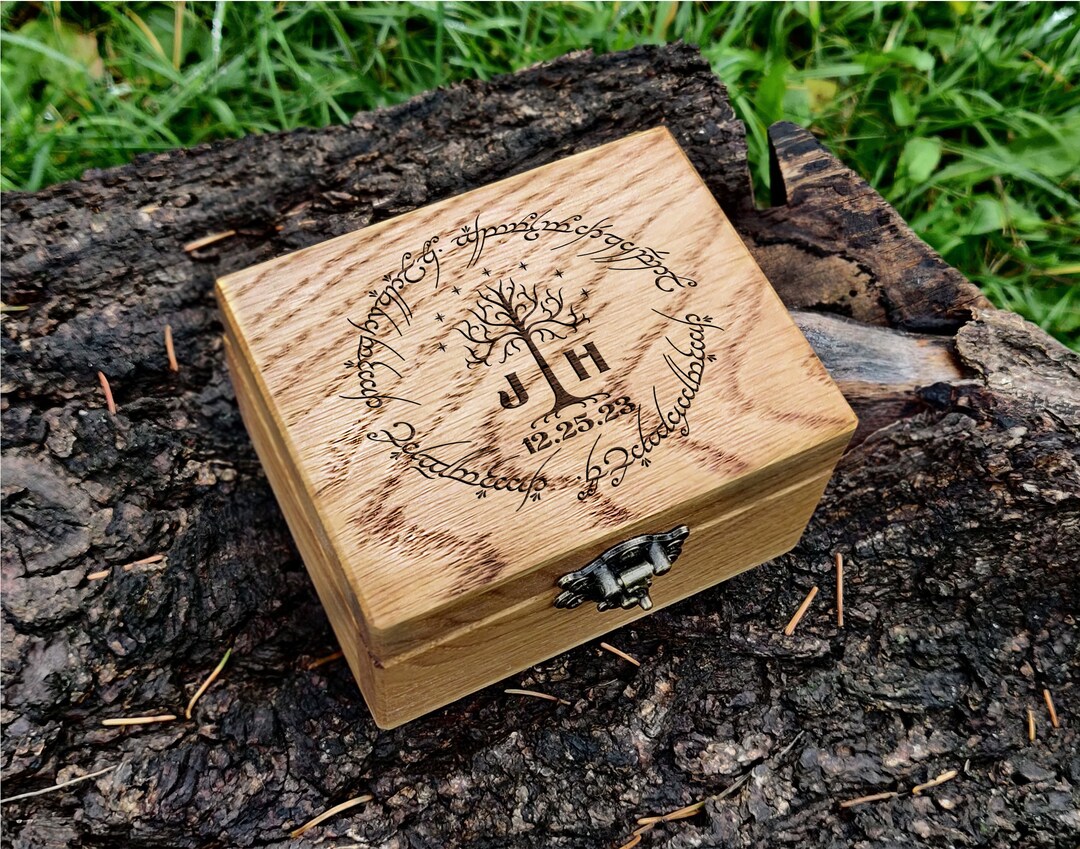 Wedding Ring Box Tree, Proposal Box, Custom Ring Holder, Personalized ...