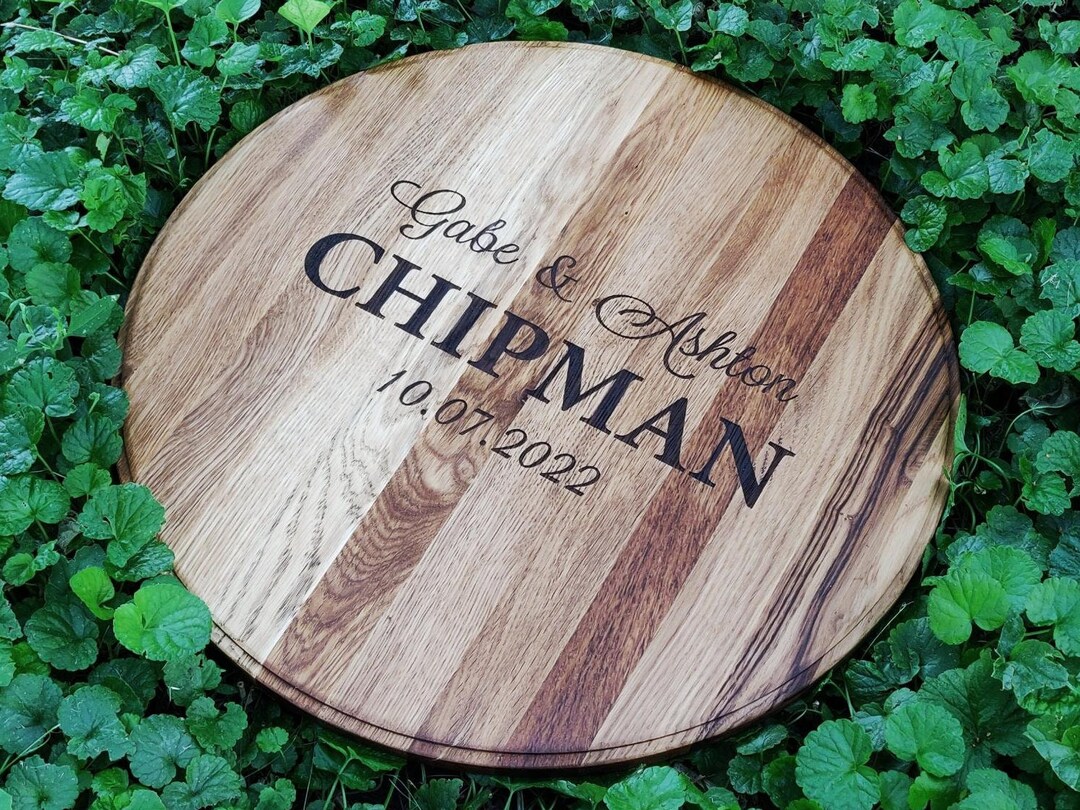 Custom Whiskey Barrel Lid Guest Book Alternative, Wedding Guest Book ...