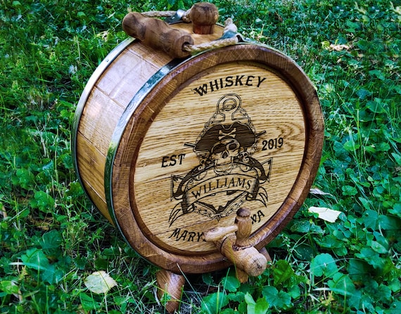 Pirate Rum Barrel