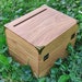 Rustic Card Box Wooden Card Box With Lock Keepsake Box - Etsy