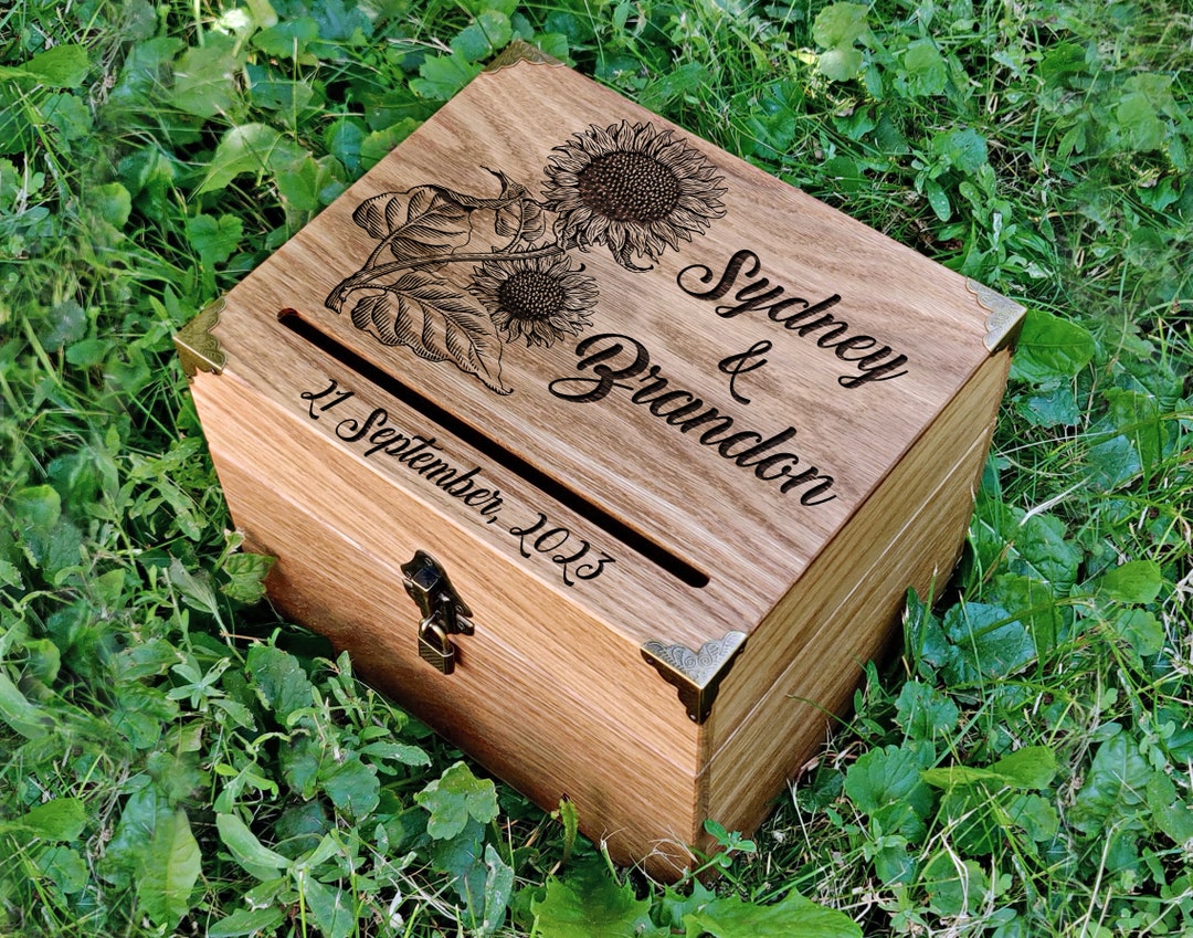 Card Box - Card Box With Slot - Card Holder for Wedding - With Slot and ...