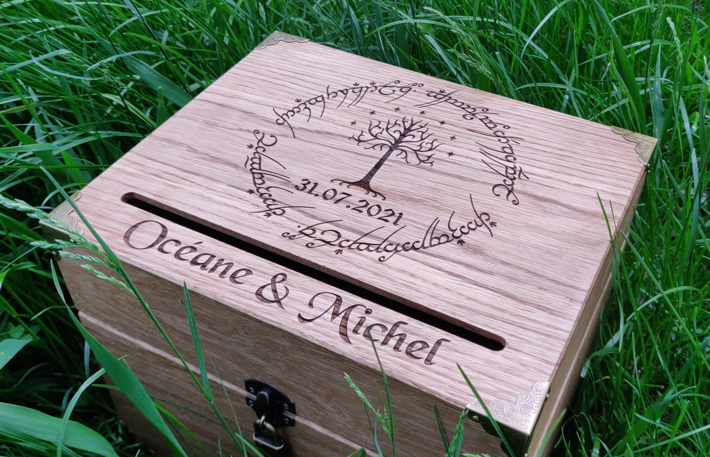 Personalized Wedding Card Box Card Box for Wedding Wood | Etsy